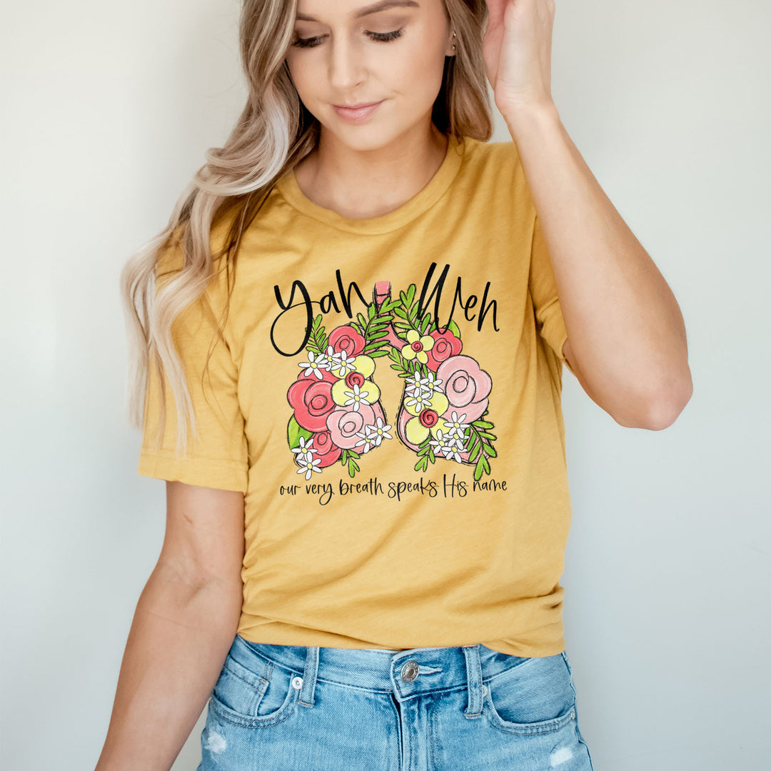 Yah Weh Our Very Breath Speaks His Name Tee – Faithful & Co.
